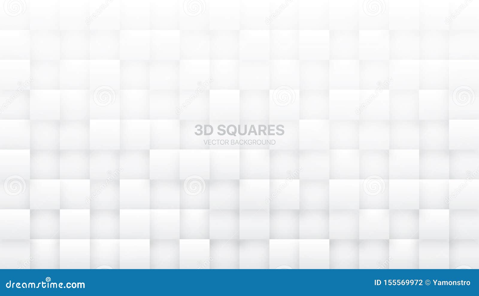 3D Vector Squares White Abstract Background Stock Vector - Illustration ...