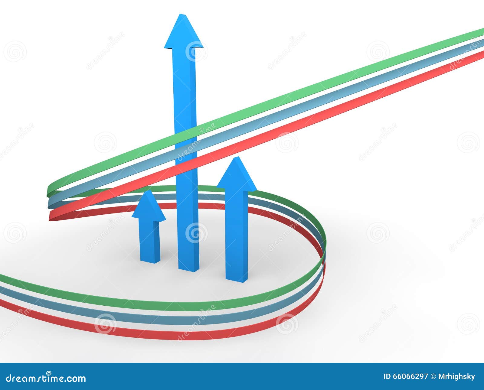 Rising Arrows And Graphs Royalty-Free Stock Photography | CartoonDealer ...