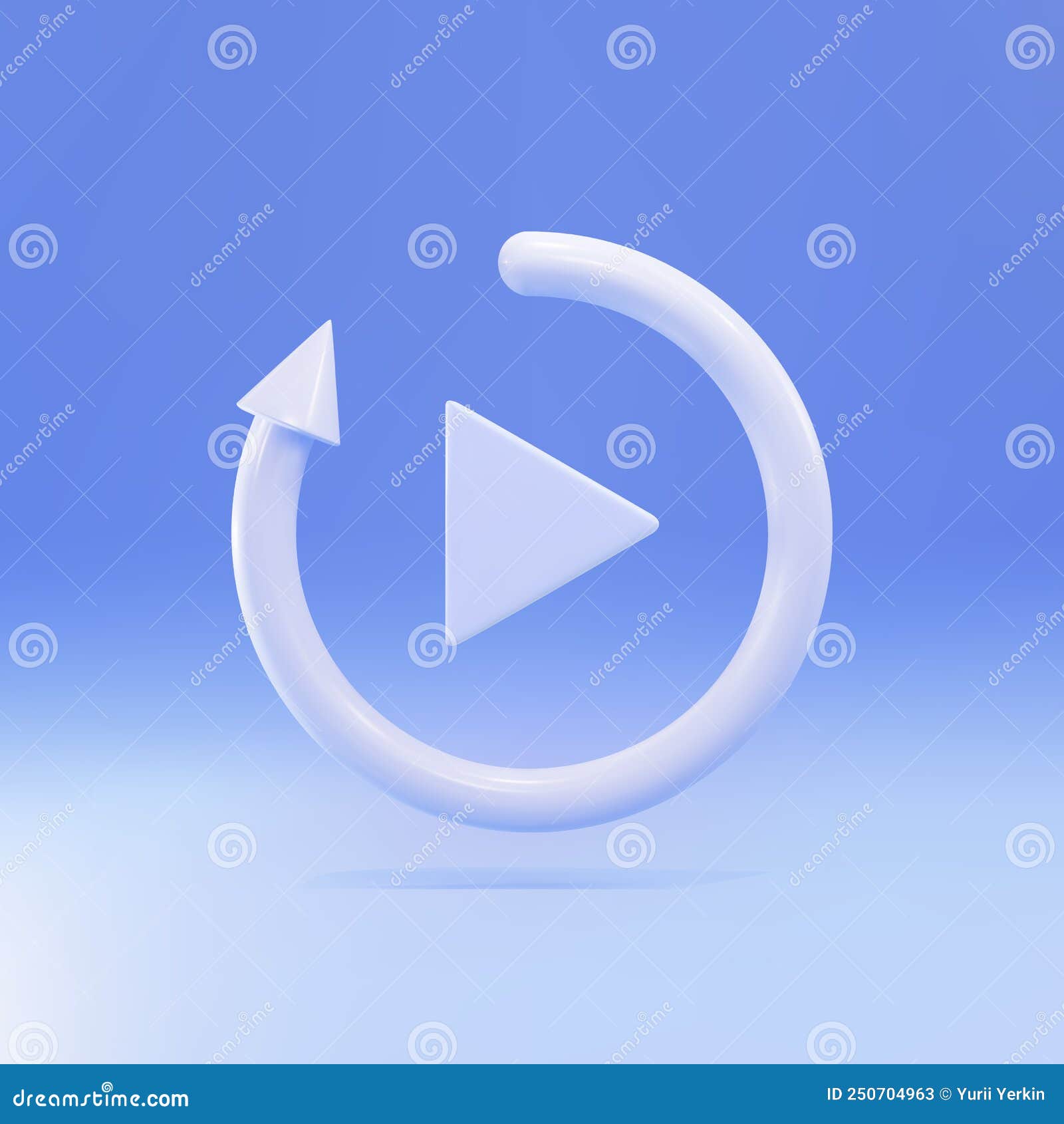 Replay Like Video Play Button Icon, Symbol Of Watching On Streaming ...