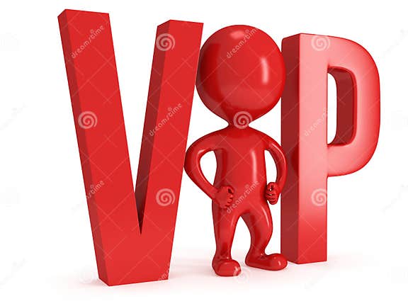 3d VIP man stock illustration. Illustration of important - 45754948
