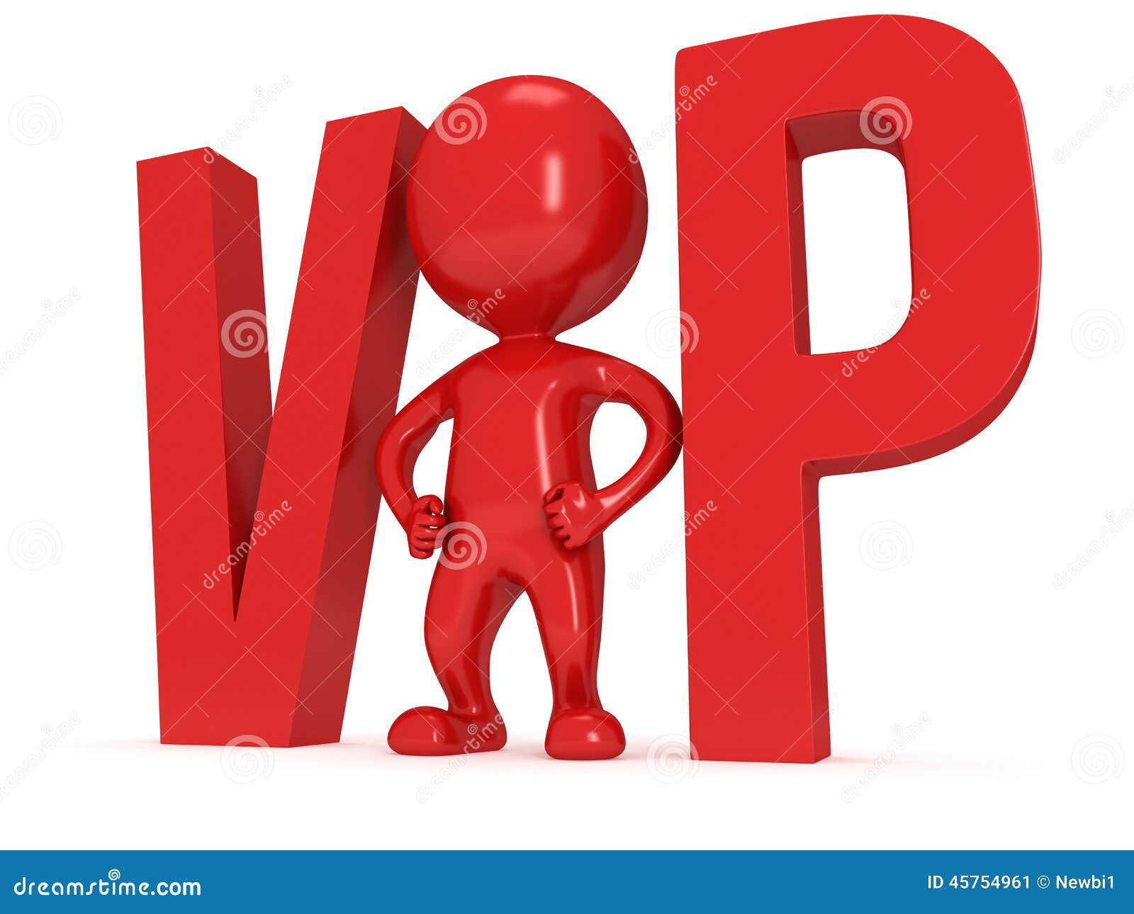 3d VIP man stock illustration. Illustration of icon, design - 45754961