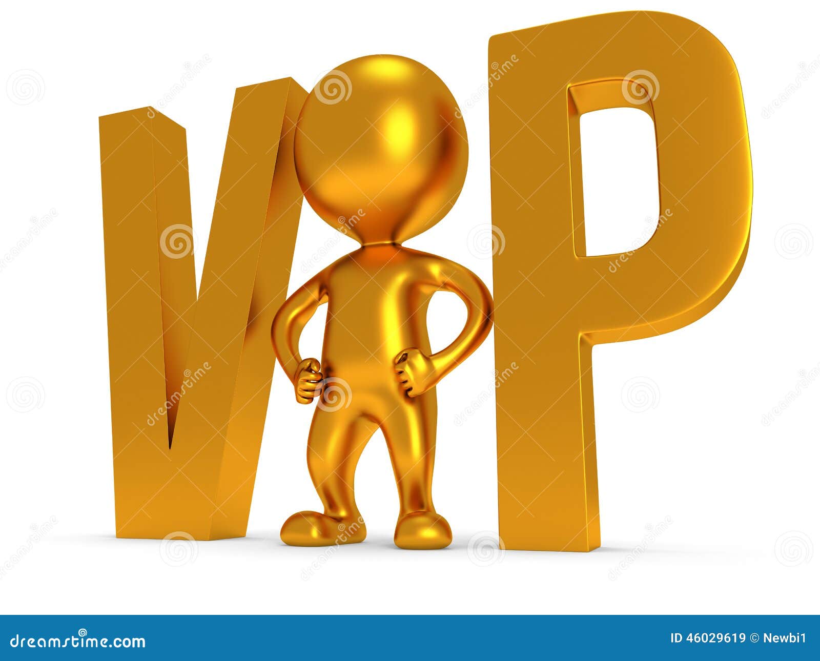 3d VIP man stock illustration. Illustration of abbreviation - 46029619