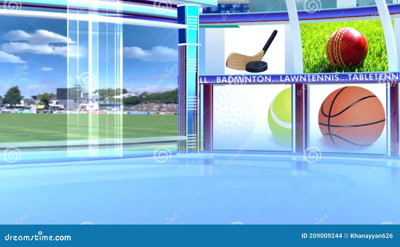 Virtual Sports Studio Set Background Stock Footage - Video of retro ...