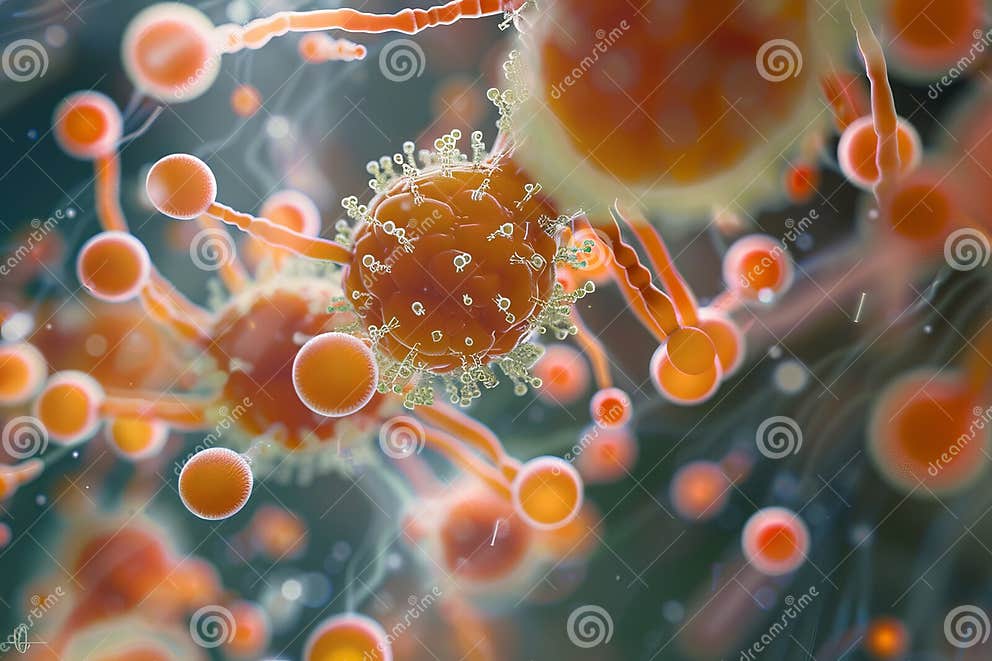 3 D Visión Macro De Bacterias Bacilas Con énfasis En La Textura Y Forma ... 3 D Visión Macro De Bacterias Bacilas Con énfasis En La Textura Y Forma ...