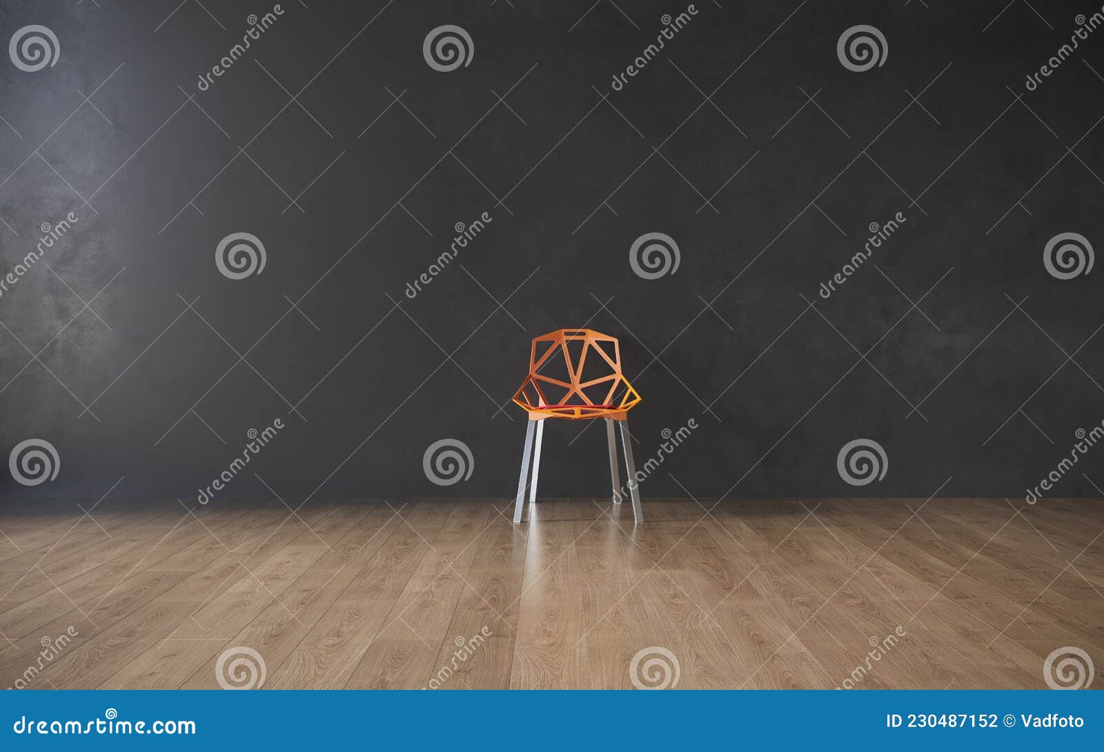 3d Visualization of a Bar Stool in a Minimalist Interior, 3D ...