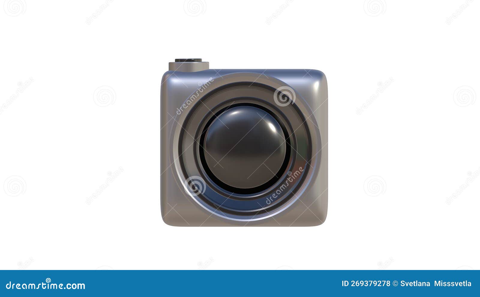3d Visualization of a Camera, Cartoon Image Stock Illustration ...