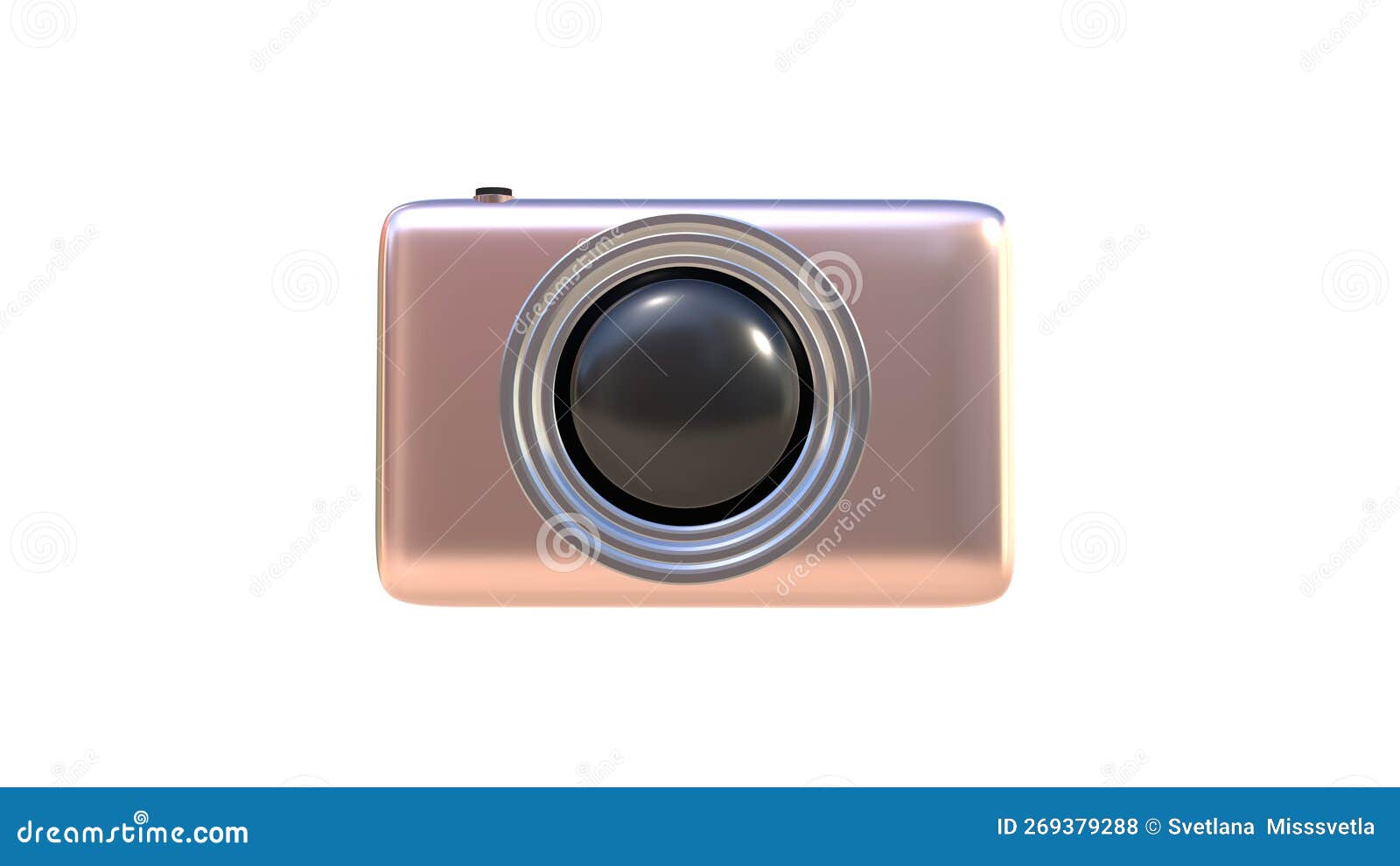 3d Visualization of a Camera, Cartoon Image Stock Illustration ...