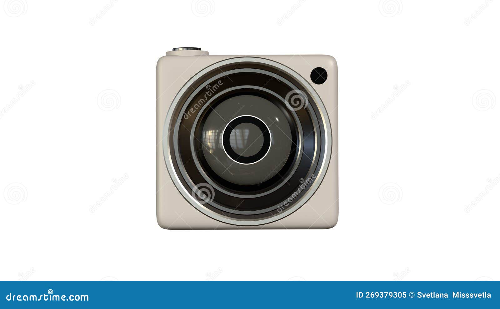 3d Visualization of a Camera, Cartoon Image Stock Illustration ...