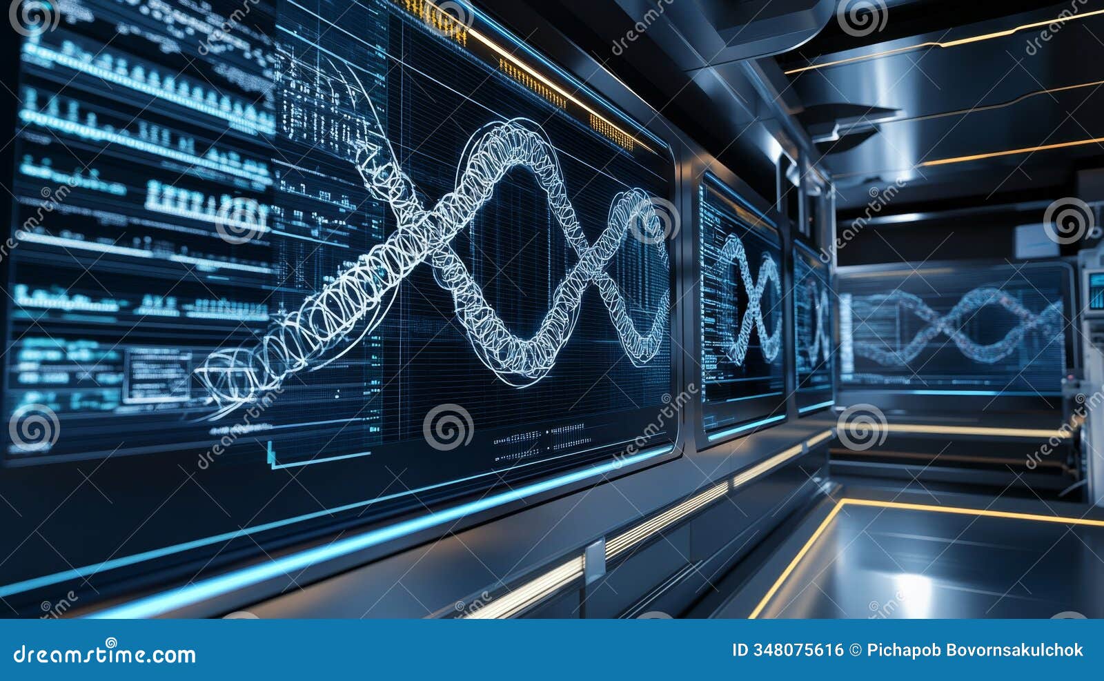 3D Visualization of DNA Structures on Digital Screens in a Modern ...