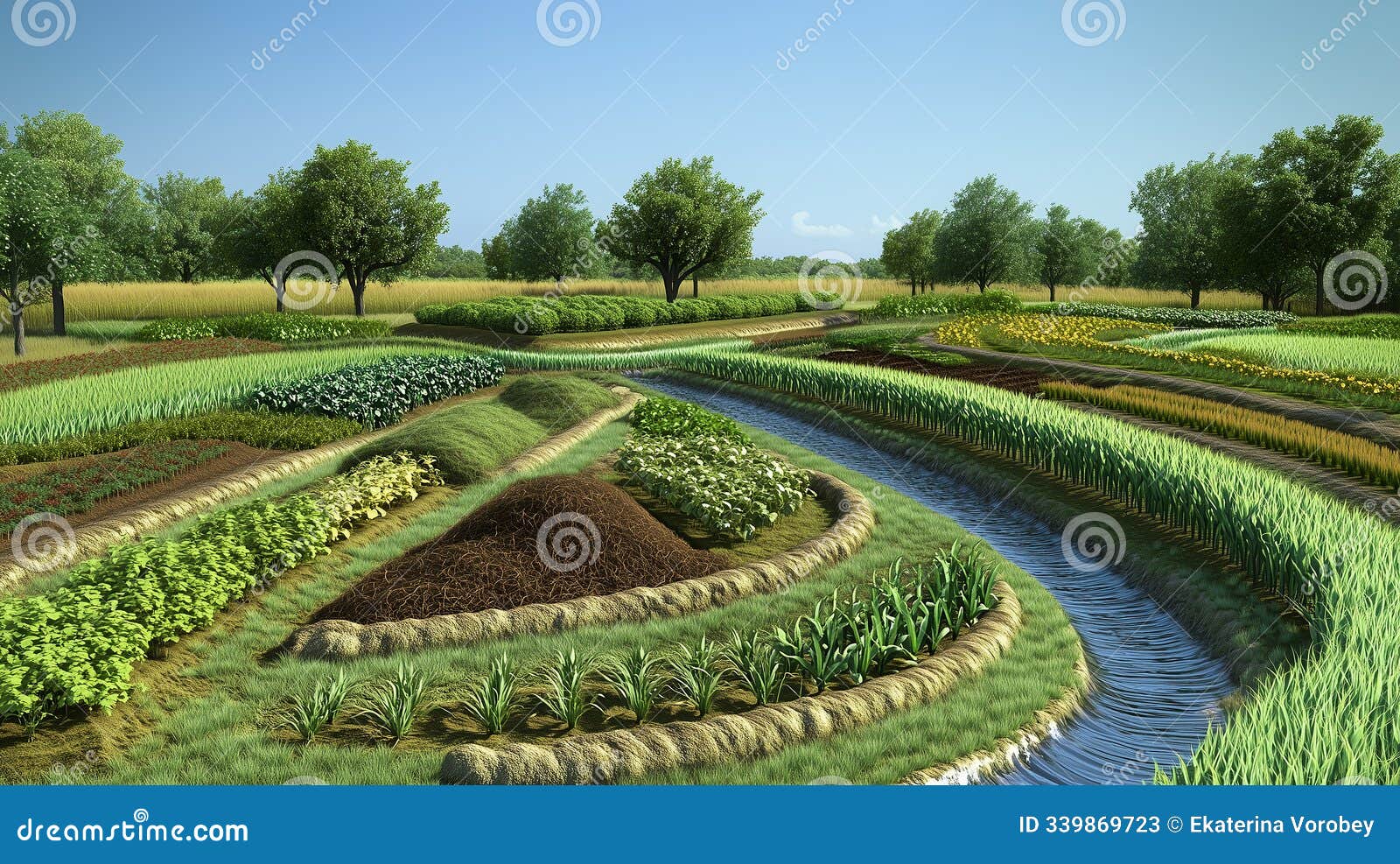 Eco-friendly Farming Linear Icons Set. Sustainable, Organic, Composting ...