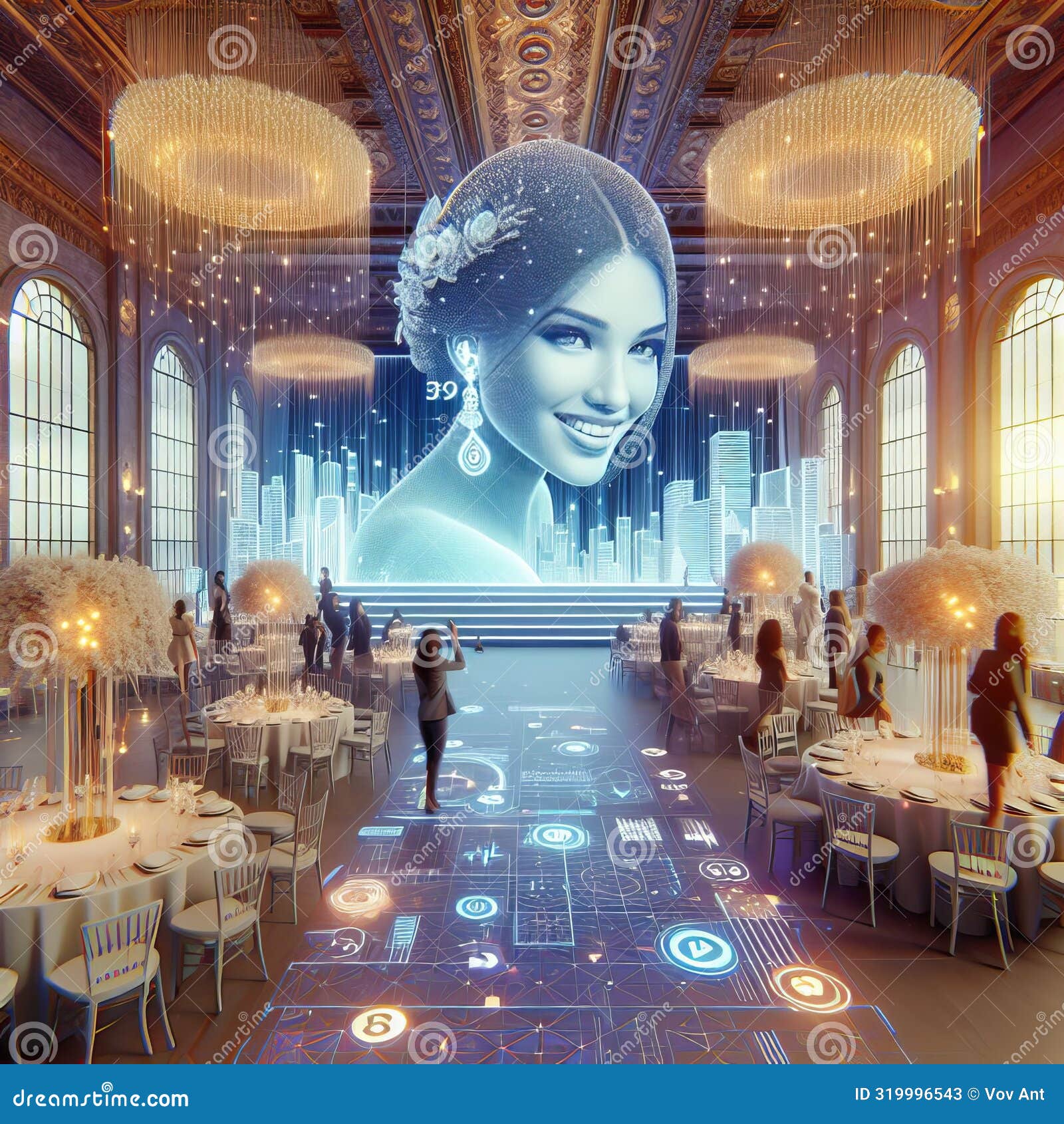 202 79. 3D Visualization For Event Design_ Visualizing Stock Image ...