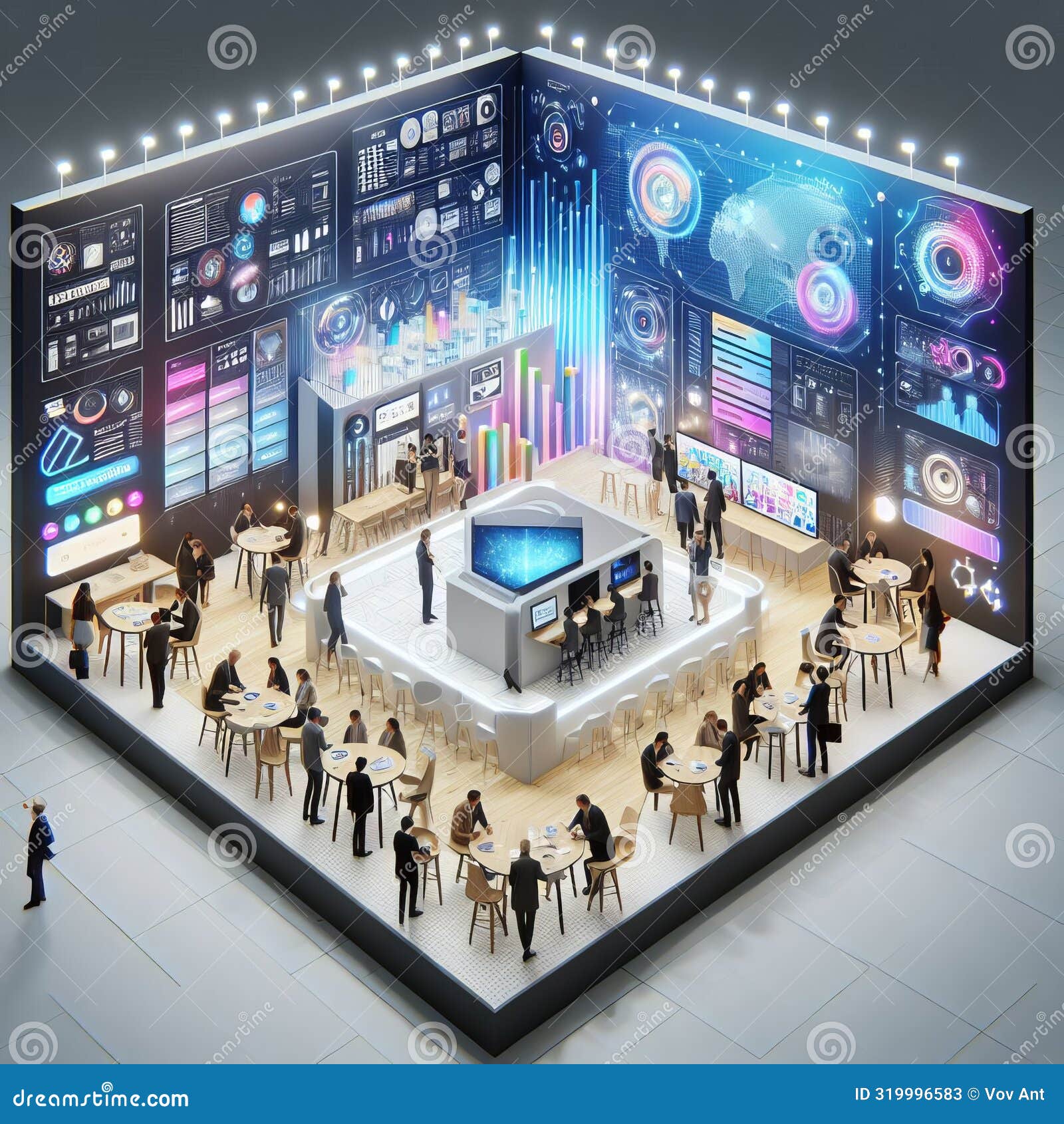 196 83. 3D Visualization for Exhibition Booth Layouts Stock ...