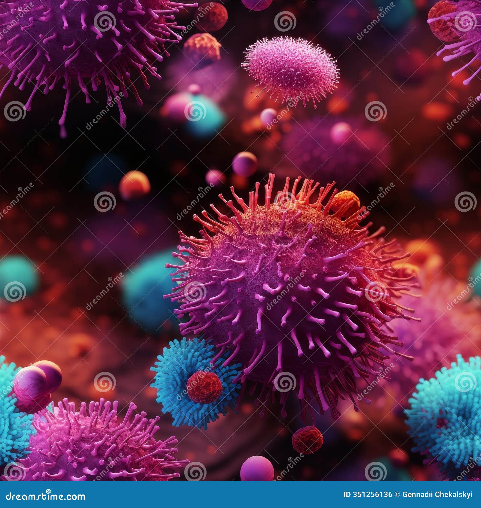 3d Visualization of Exosomes Interacting with Skin Cells in Vibrant ...