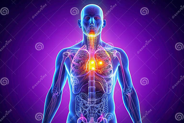 3D Visualization of Human Endocrine System Highlighting Vital Glands ...