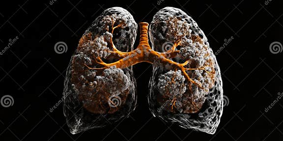 3D Visualization of Human Lungs with Detailed Bronchial Tree and ...