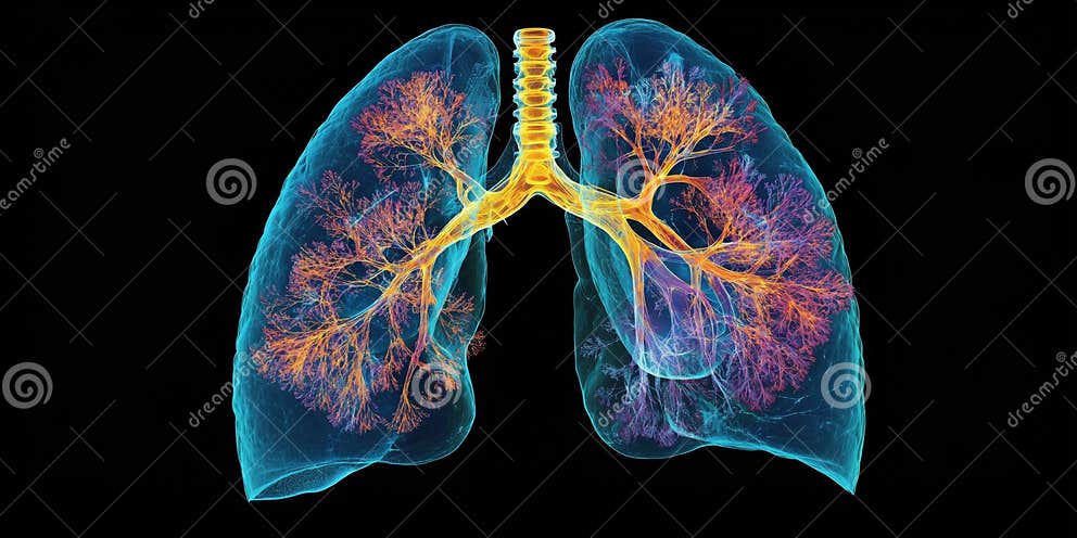 3D Visualization of Human Lungs with Detailed Bronchial Tree Structure ...