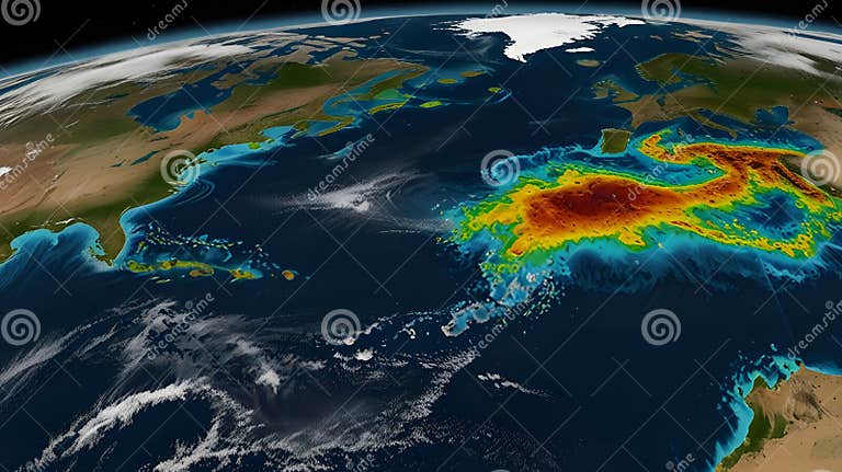 3D Visualization of Ocean Currents and Global Weather Patterns Over ...