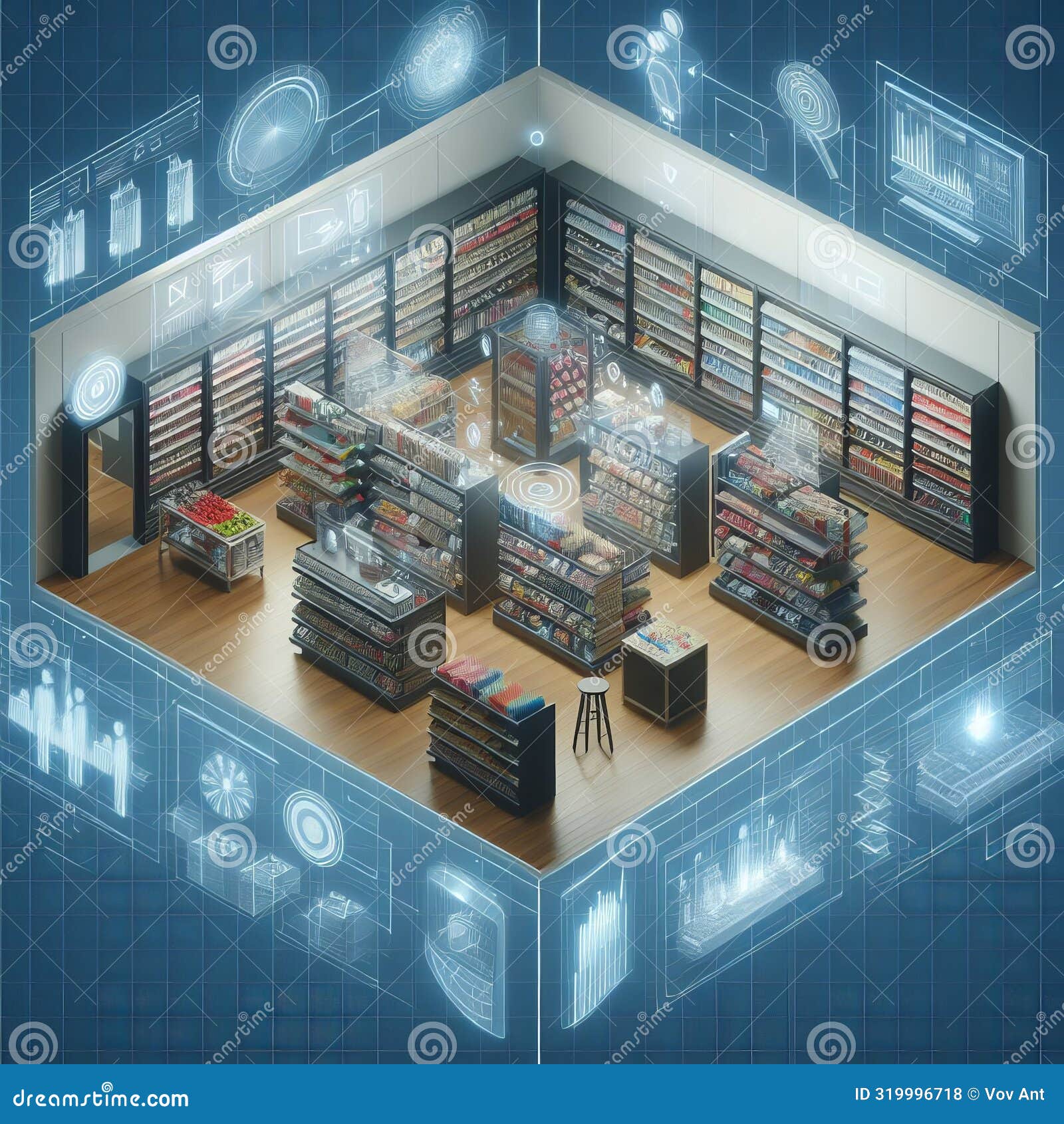 189 71. 3D Visualization for Retail Merchandising_ Cre Stock Photo ...