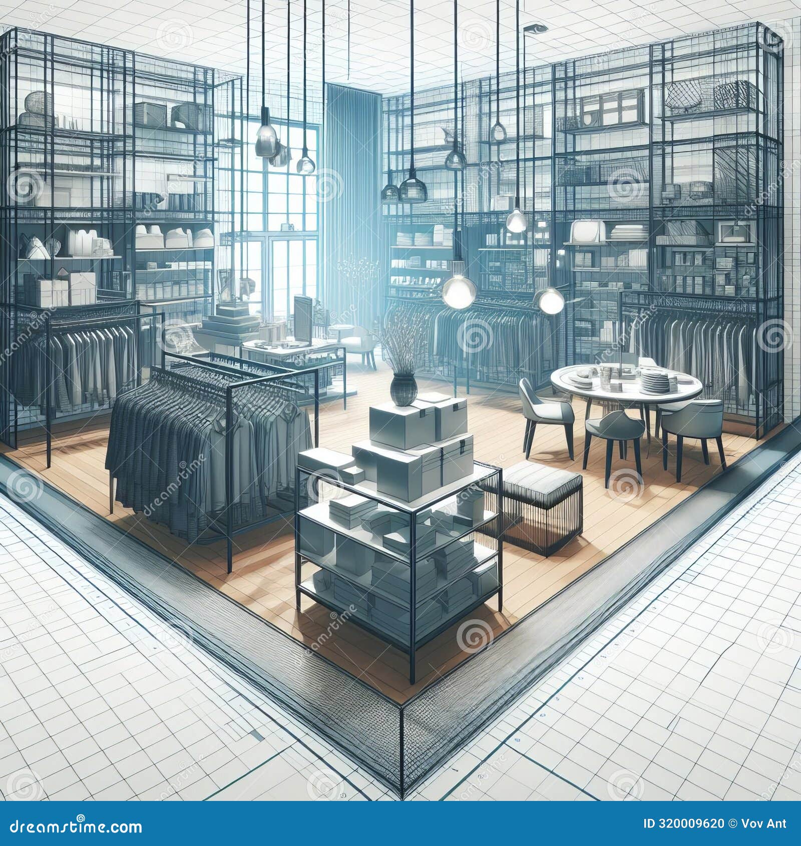 D Visualization for Retail Merchandising Creating Three Dimen Stock ...