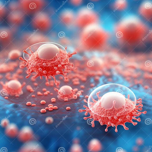 3d Visualization of Vibrant Exosomes Interacting with Skin Cells ...