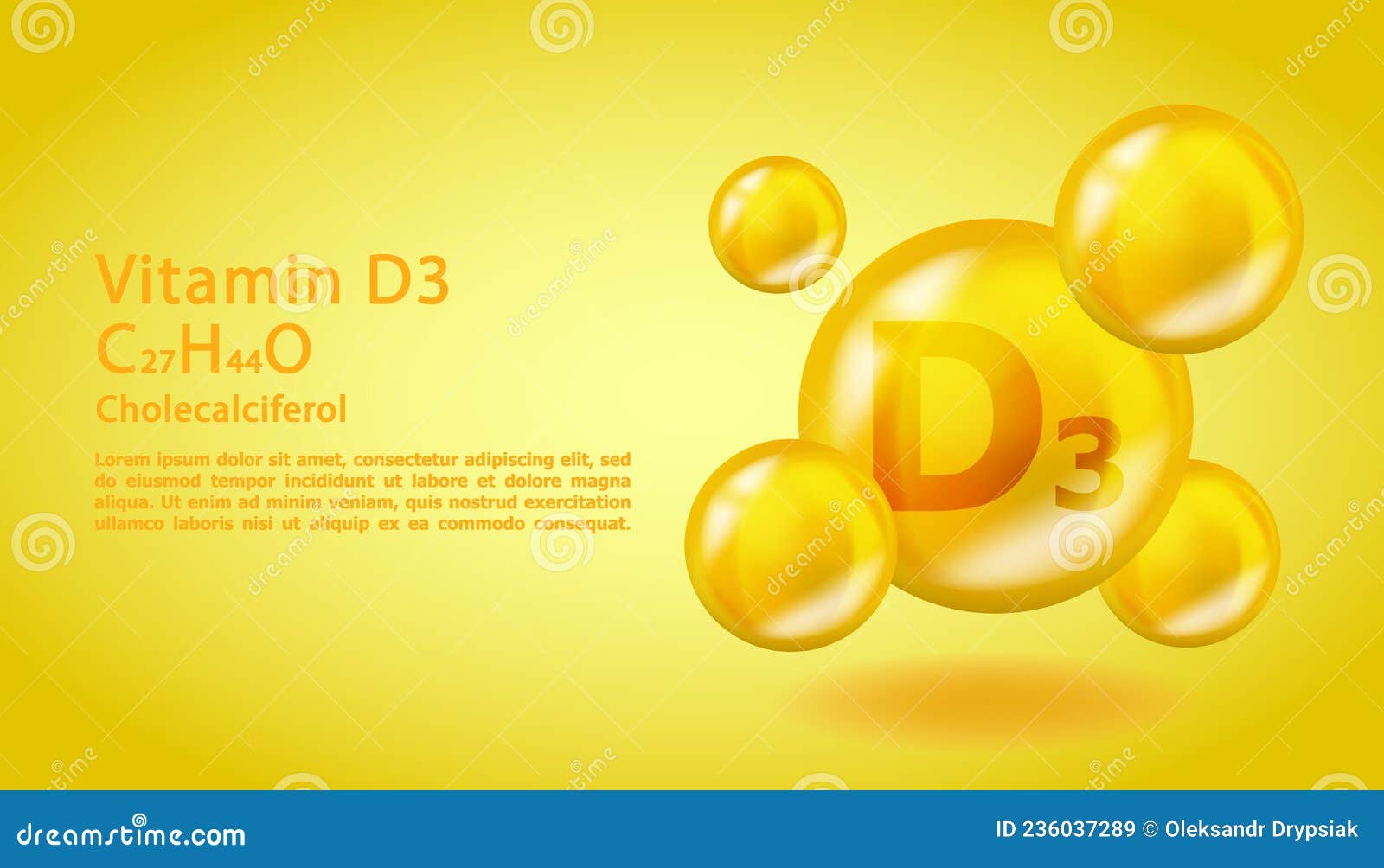 3d Vitamin Molecule D3 Cholecalciferol Design Realistic D3