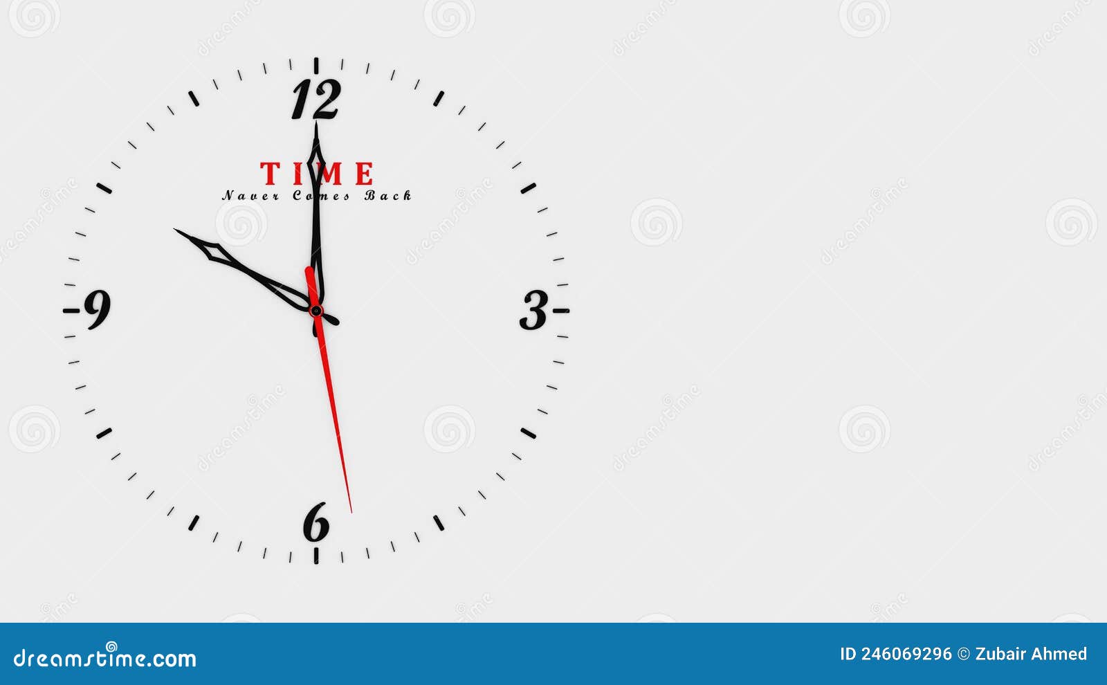 3D Wall Clock Background, Timetable Schedule, 3D Illustration, 3D ...