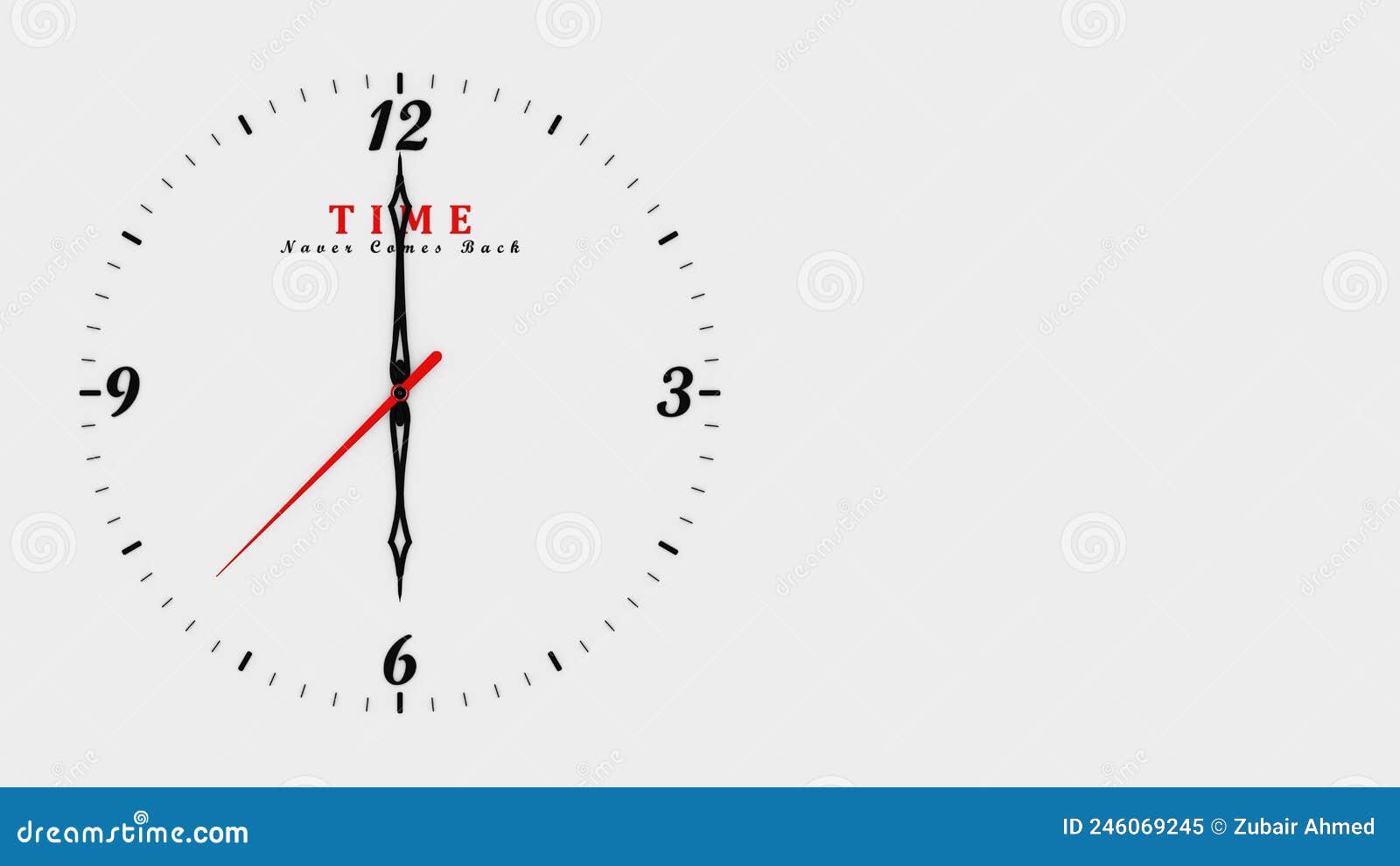 3D Wall Clock Background, Timetable Schedule, 3D Illustration, 3D ...