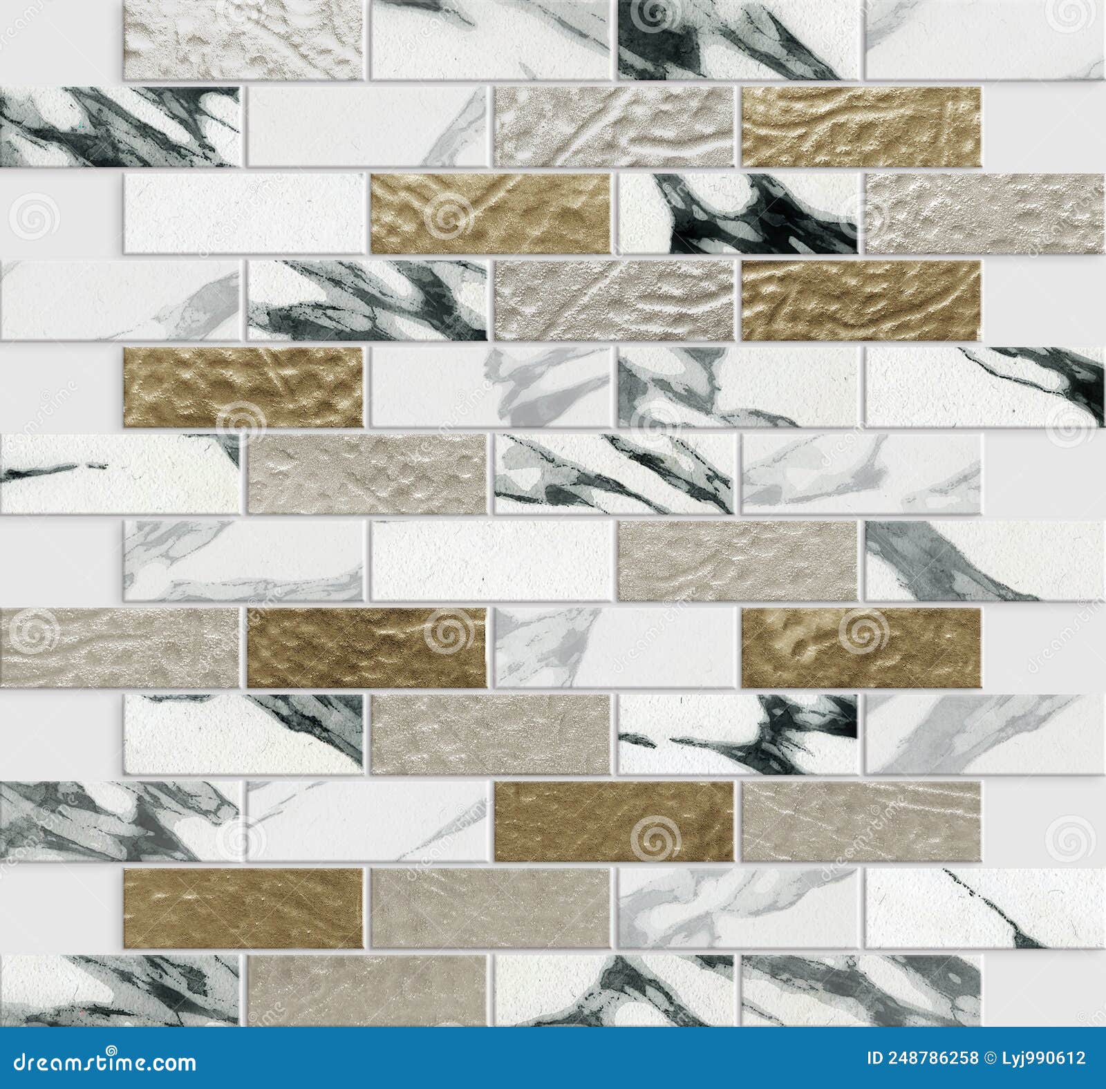 3d Wall Pattern Wall-mounted Pattern Light Texture Brick Map Mosaic ...