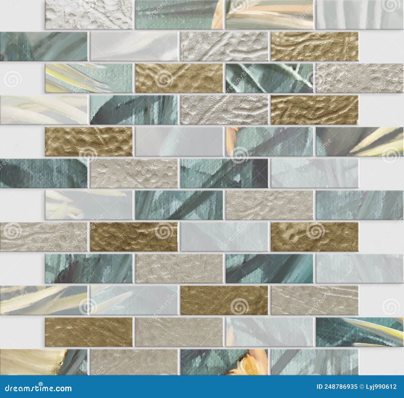 3d Wall Pattern Wall-mounted Pattern Light Texture Brick Map Mosaic ...