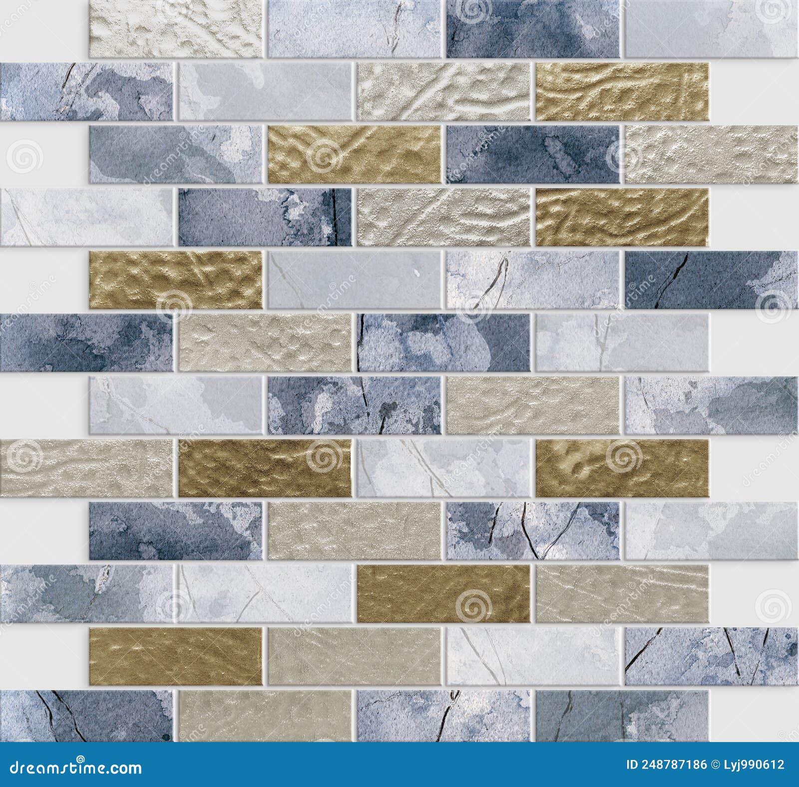 3d Wall Pattern Wall-mounted Pattern Light Texture Brick Map Mosaic ...