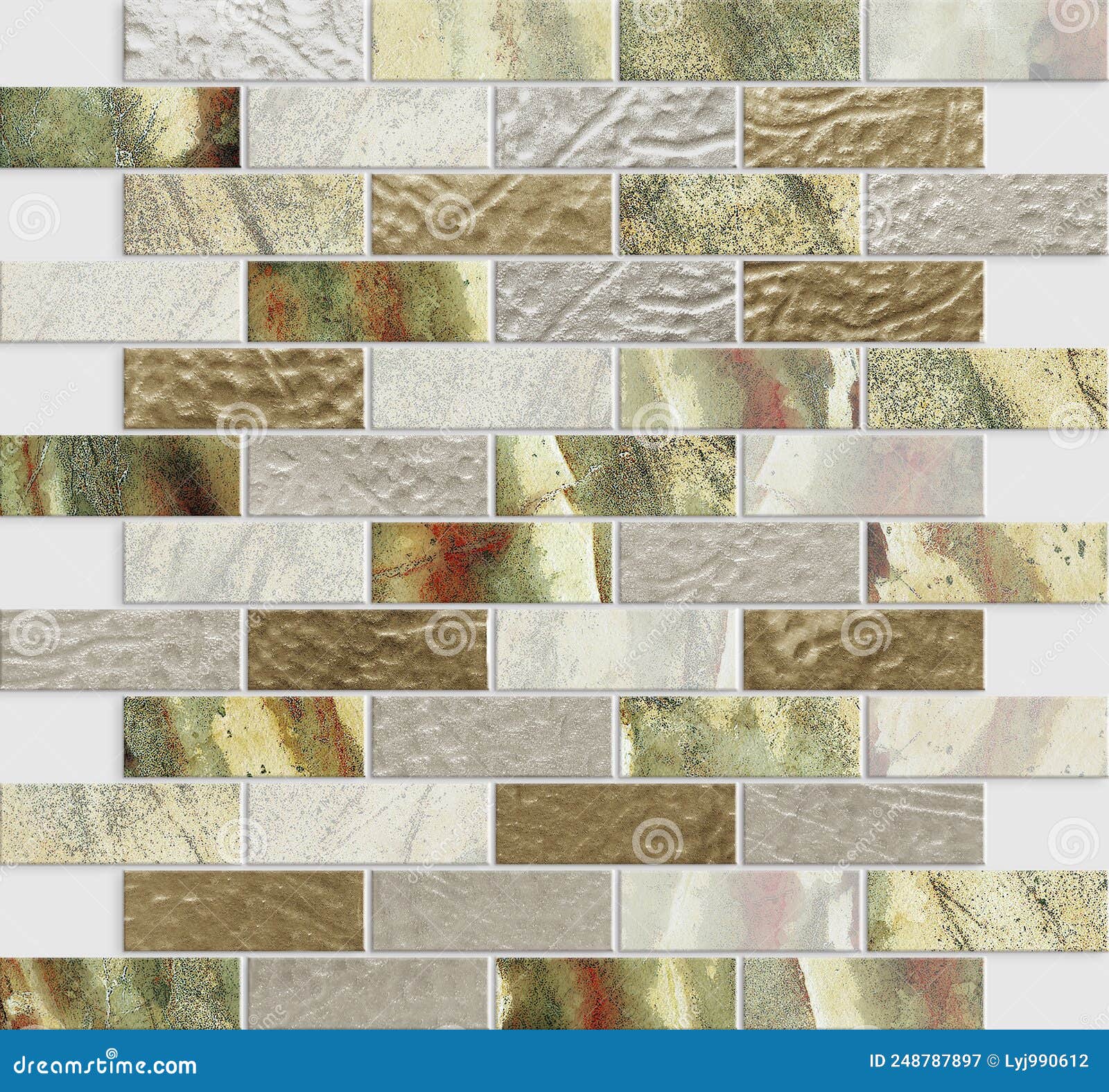 3d Wall Pattern Wall-mounted Pattern Light Texture Brick Map Mosaic ...