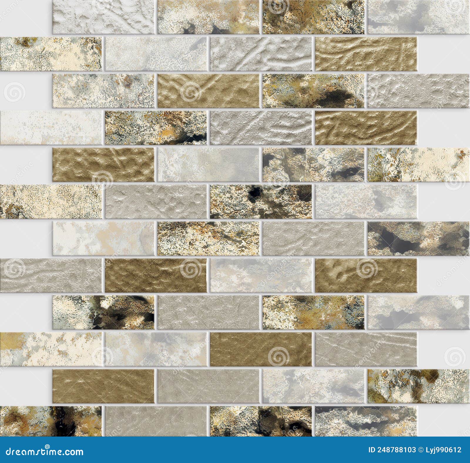 3d Wall Pattern Wall-mounted Pattern Light Texture Brick Map Mosaic ...