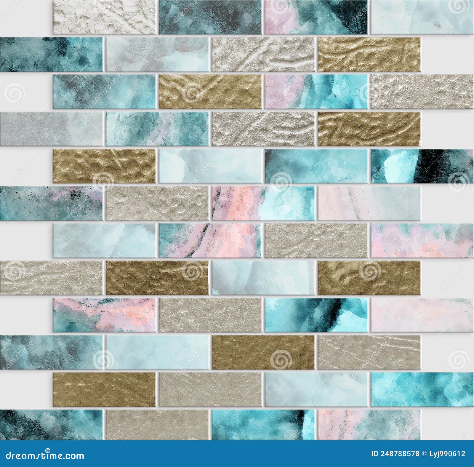 3d Wall Pattern Wall-mounted Pattern Light Texture Brick Map Mosaic ...