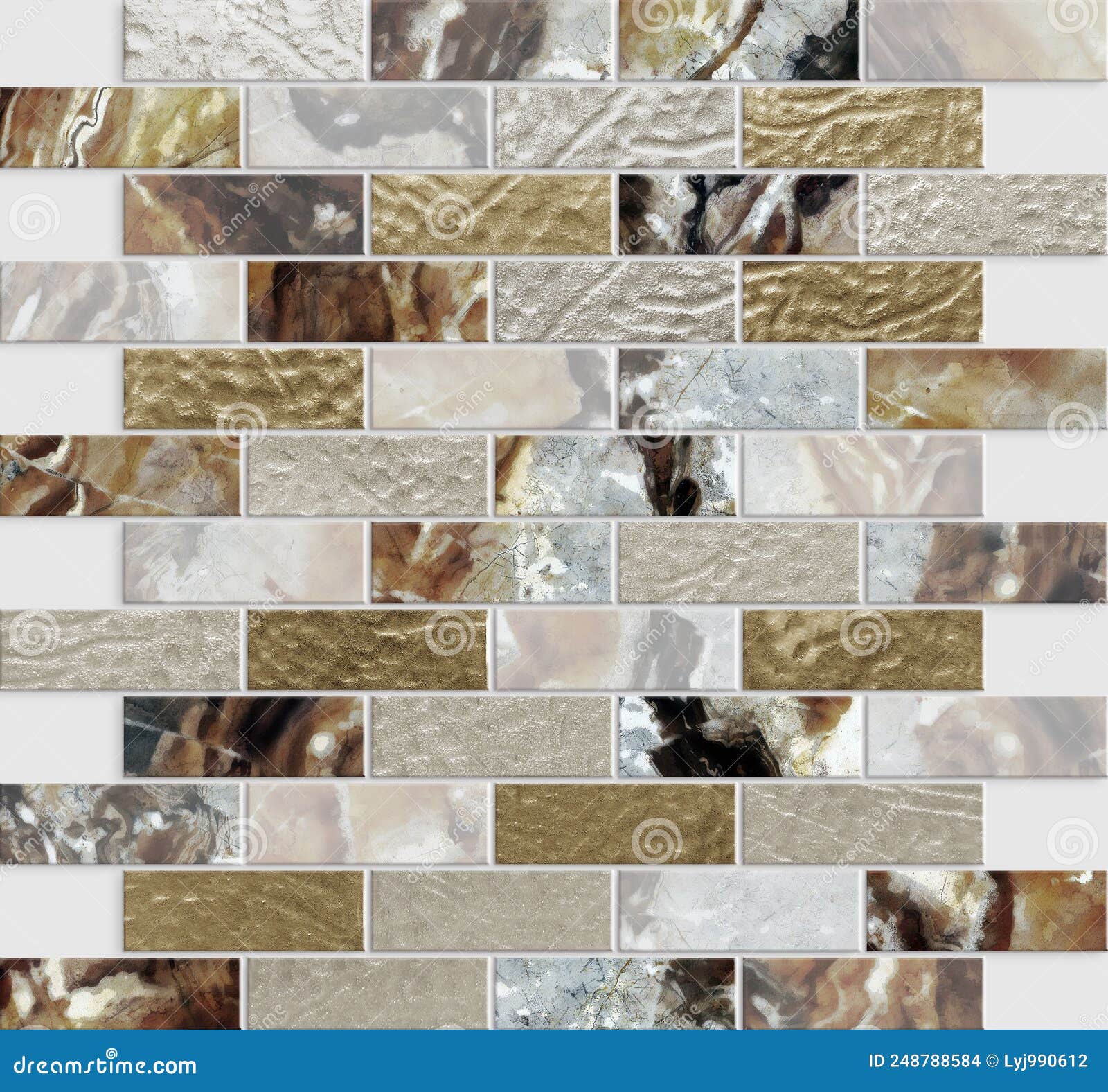 3d Wall Pattern Wall-mounted Pattern Light Texture Brick Map Mosaic ...