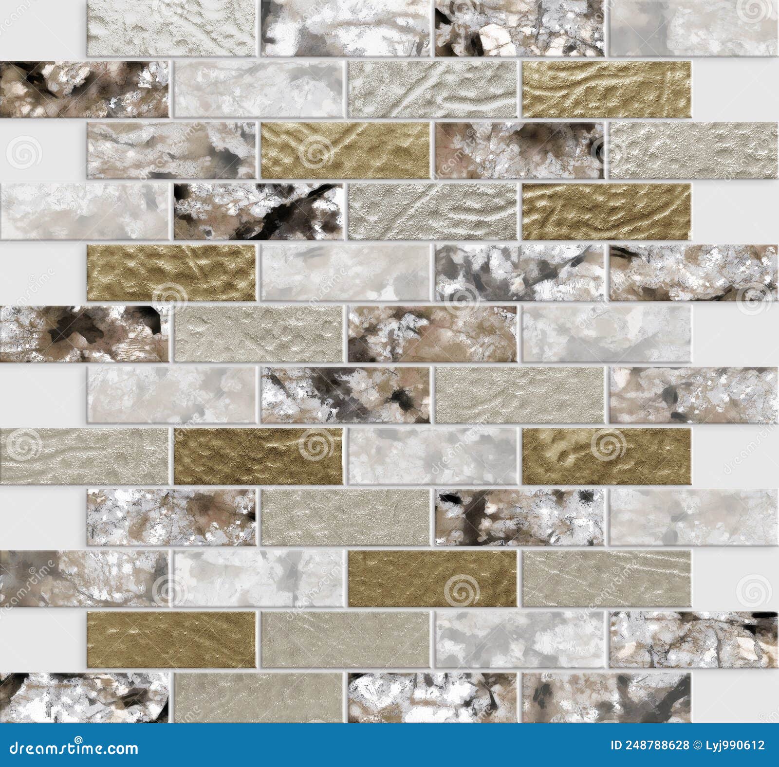 3d Wall Pattern Wall-mounted Pattern Light Texture Brick Map Mosaic ...