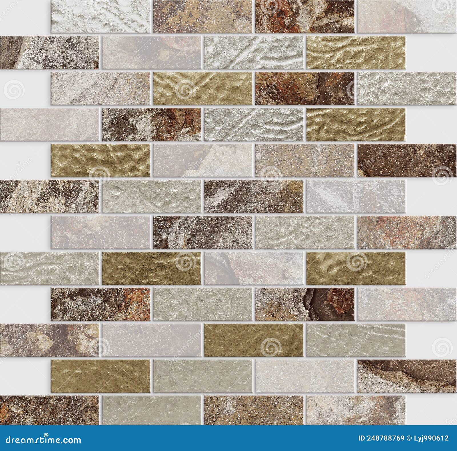 3d Wall Pattern Wall-mounted Pattern Light Texture Brick Map Mosaic ...