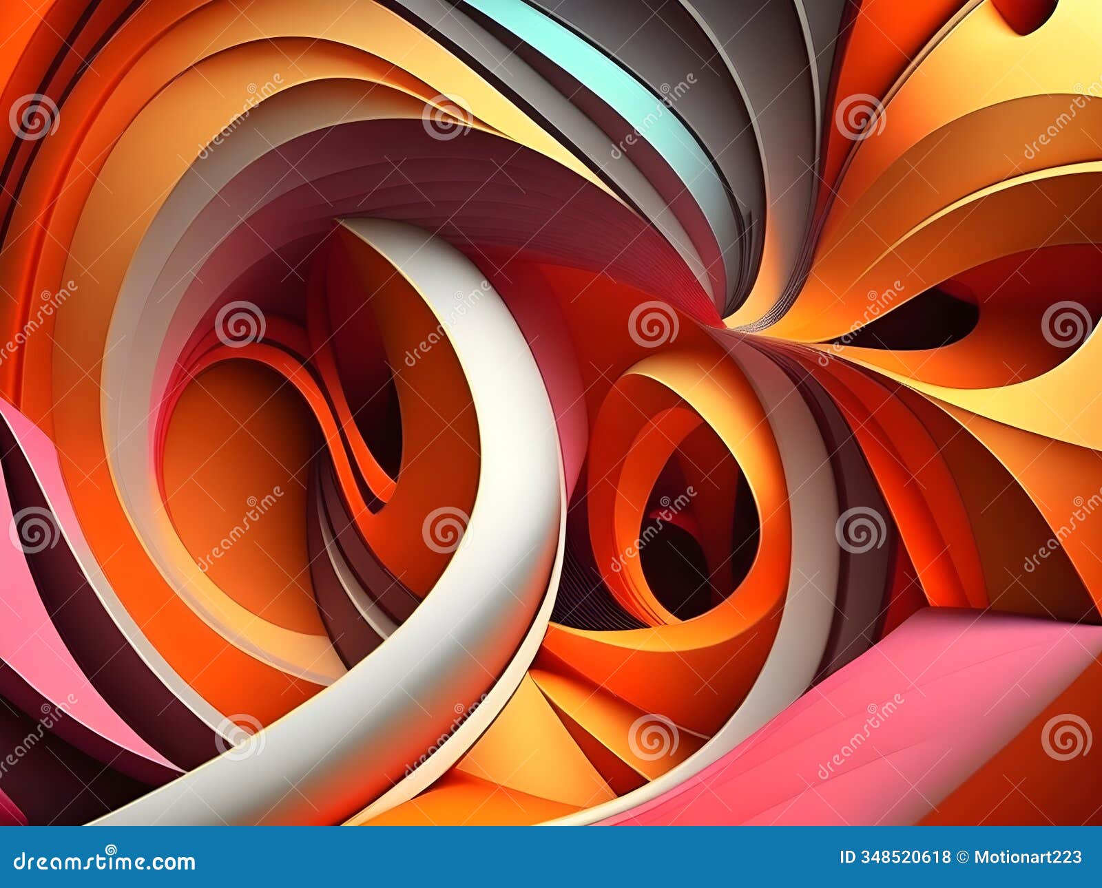 3d Wallpaper Abstract Background 3d Effect Unique Shape Design Gradient ...