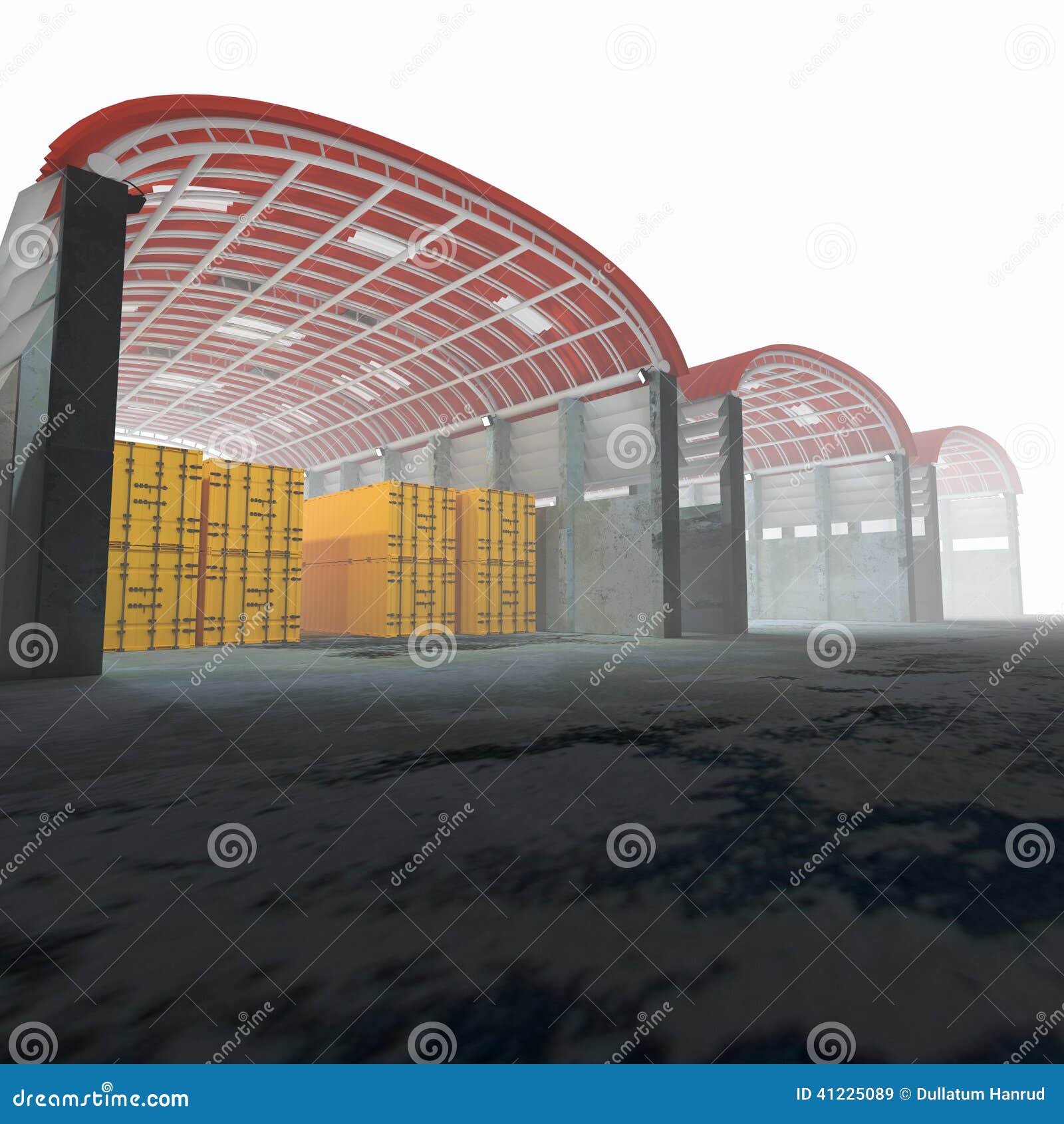 3d warehouse. stock illustration. Illustration of abstract - 41225089
