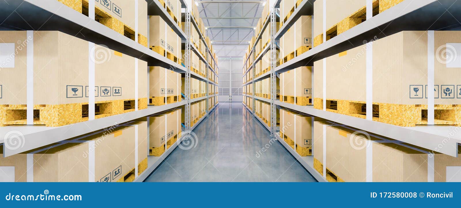 3d warehouse building stock illustration. Illustration of indoors ...