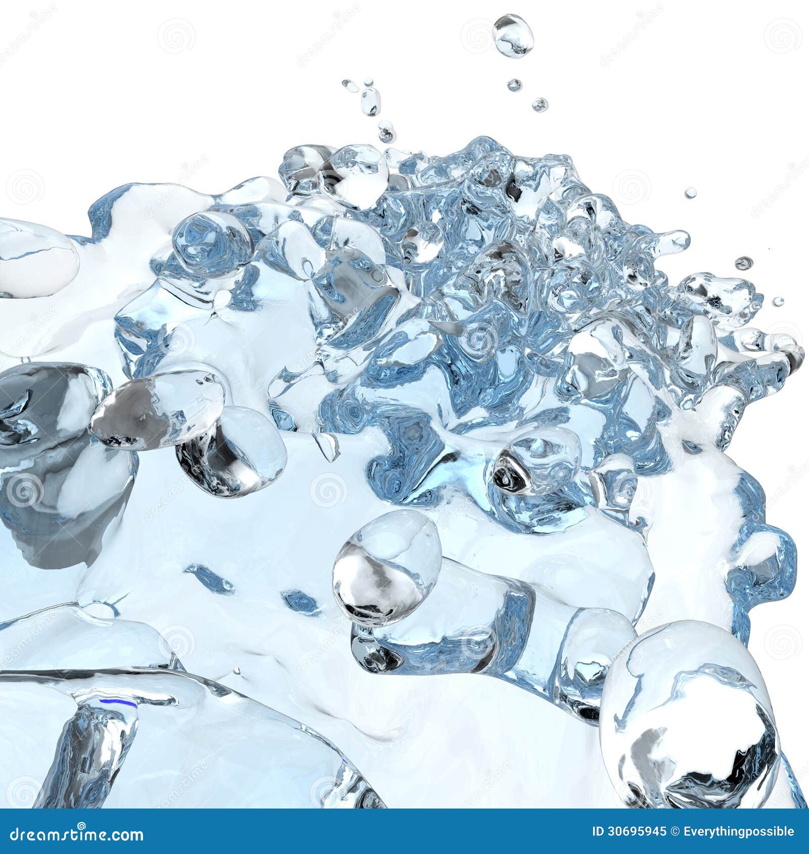 3d water pouring splash stock illustration. Illustration of healthy ...