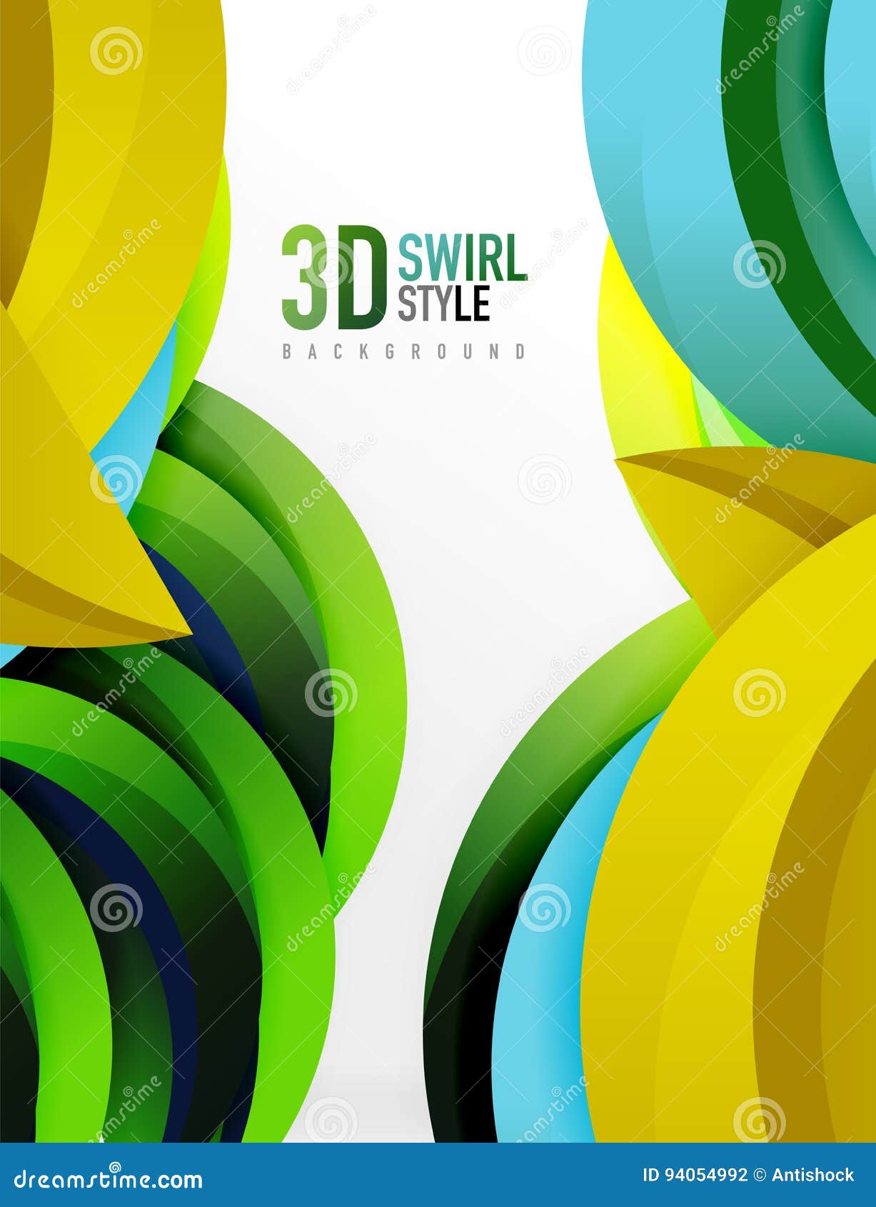 3D wave design stock vector. Illustration of movement - 94054992