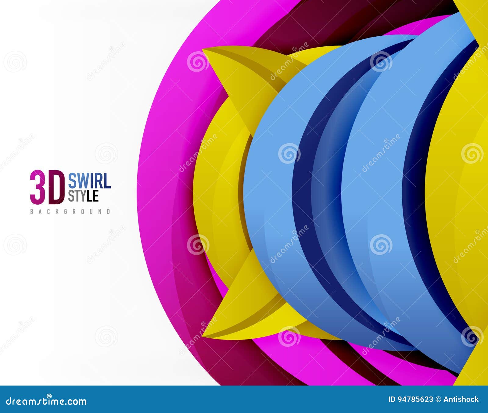 3D wave design stock vector. Illustration of colors, digital - 94785623