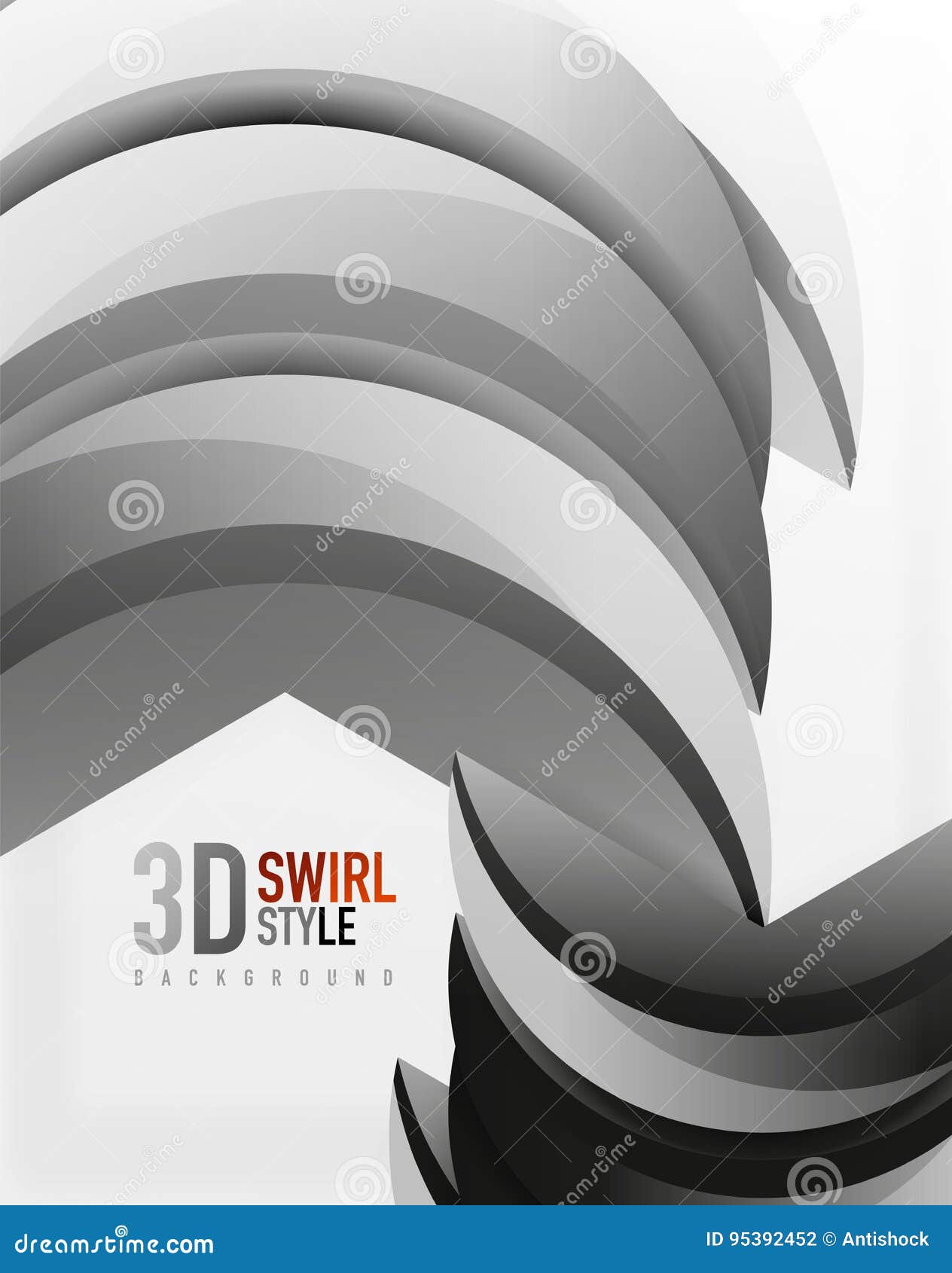 3D wave design stock vector. Illustration of artwork - 95392452