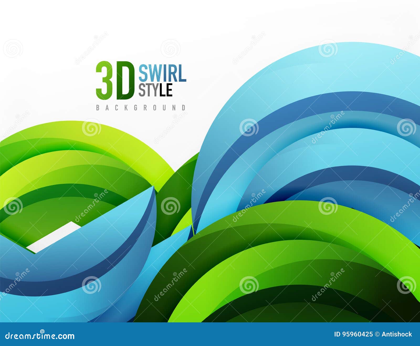 3D wave design stock vector. Illustration of effect, flowing - 95960425
