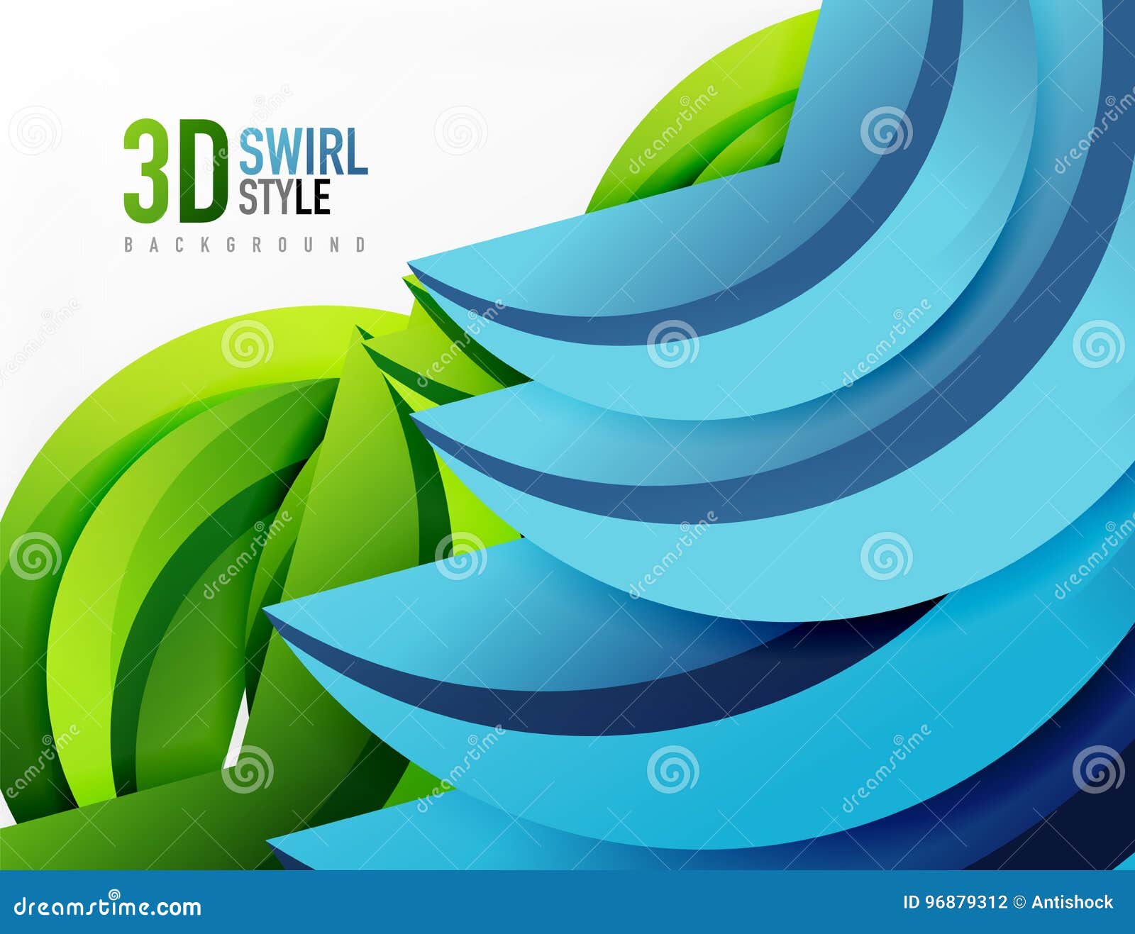 3D wave design stock vector. Illustration of abstract - 96879312