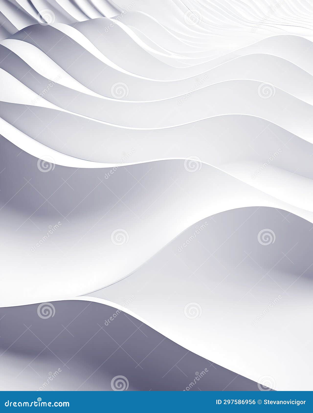 3D Wave Light and Shade Background, Generative Ai Stock Illustration ...