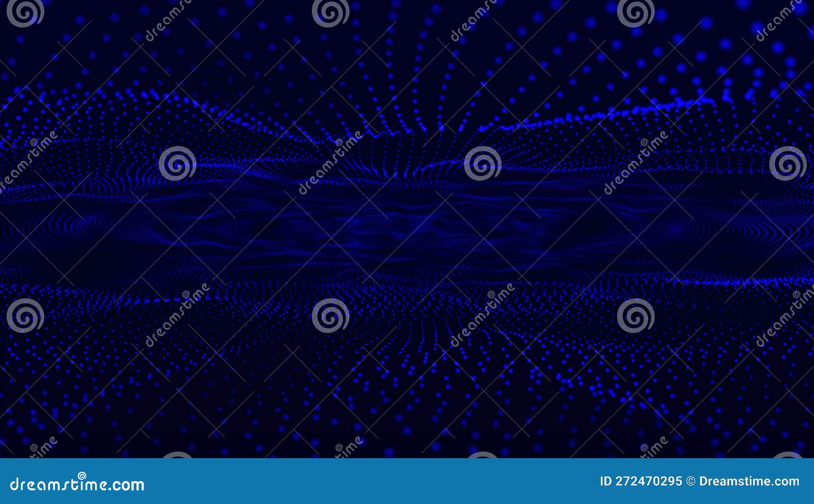 3d Wave Points Fractal Grid. Trapcode Form, Glowing Dots and Depf of ...