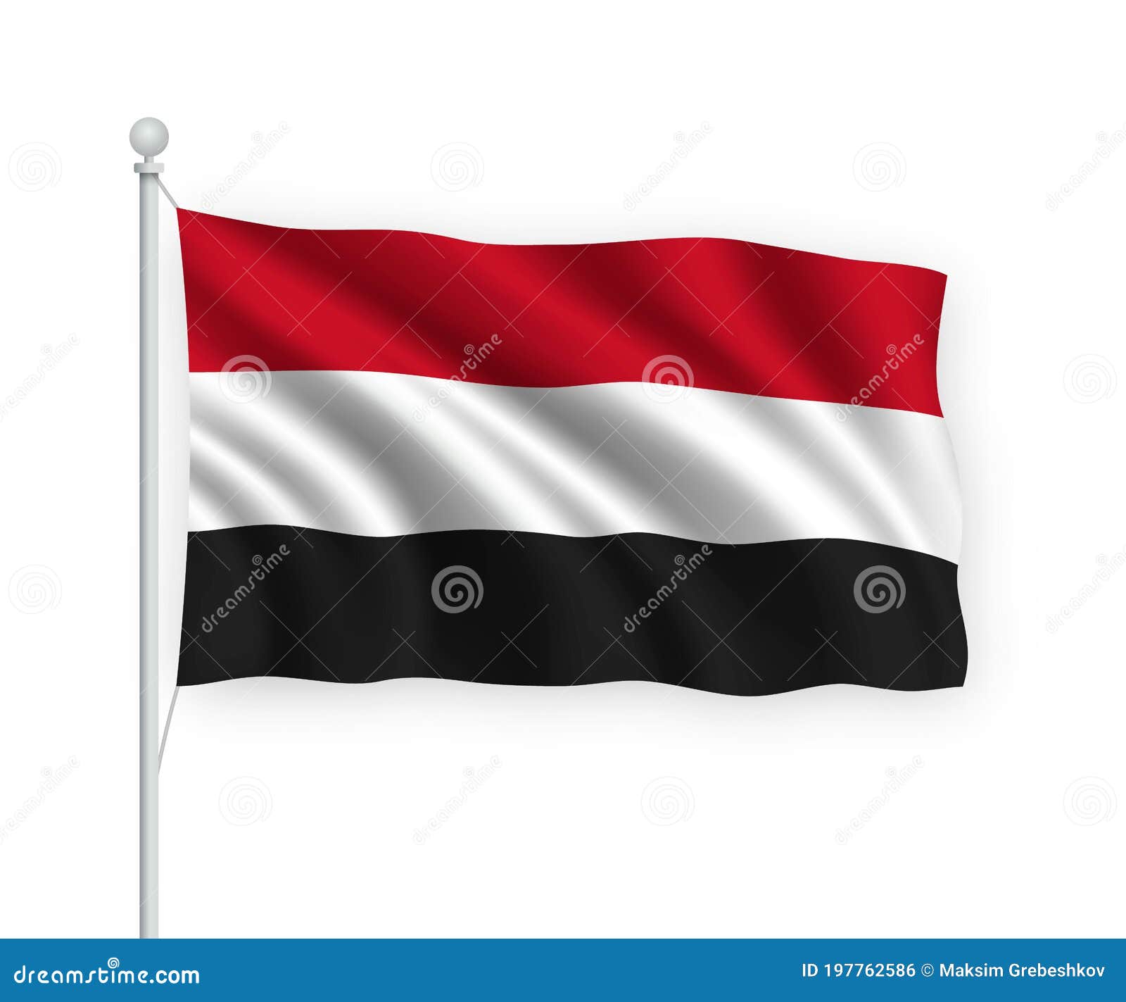 Flag Yemen From Brush Strokes And Blank Map Yemen. High Quality Map ...