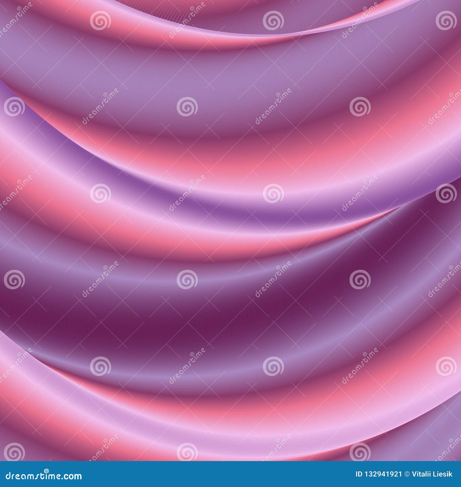 3D Wavy Background. Dynamic Effect. Abstract Illustration. Design ...