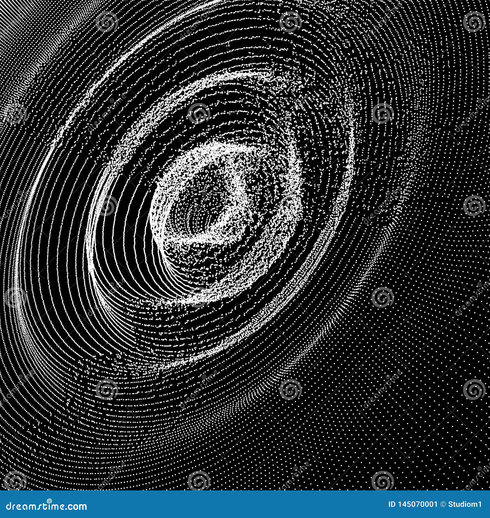 3D Wavy Background with Ripple Effect. Vector Illustration with ...